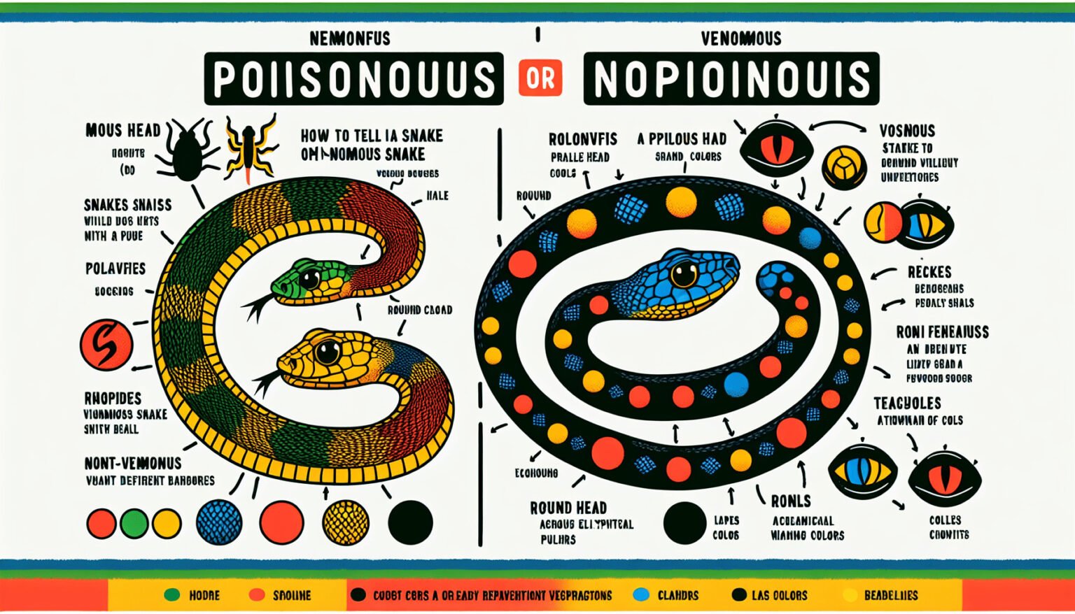 How To Tell If A Snake Is Poisonous Or Non-Poisonous ...